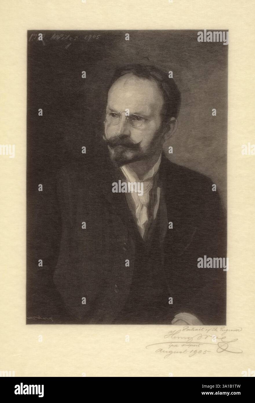 Portrait of Henry Wolf, 1905 Stock Photo - Alamy