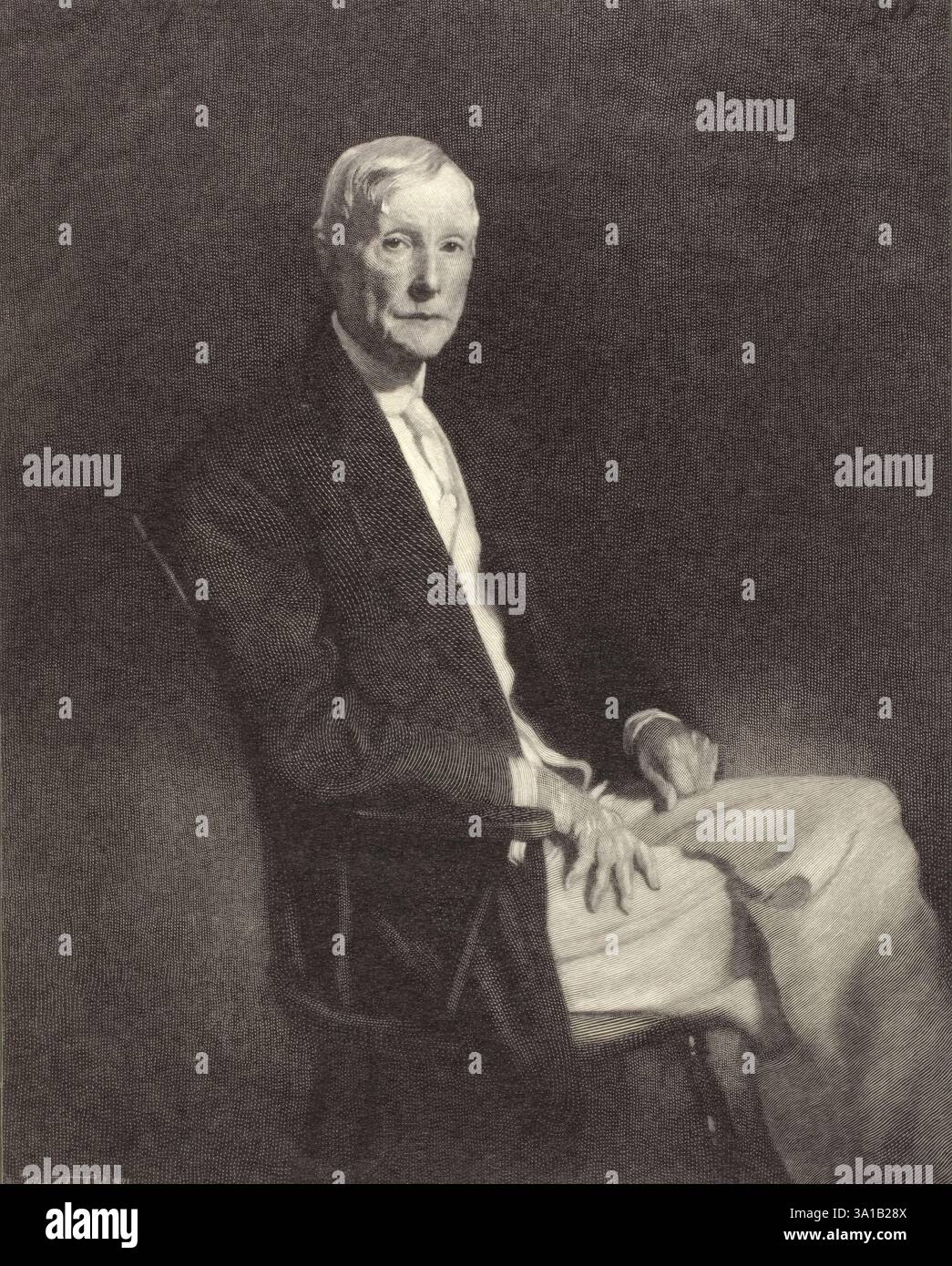 Portrait of John D. Rockefeller, 1921 Stock Photo - Alamy