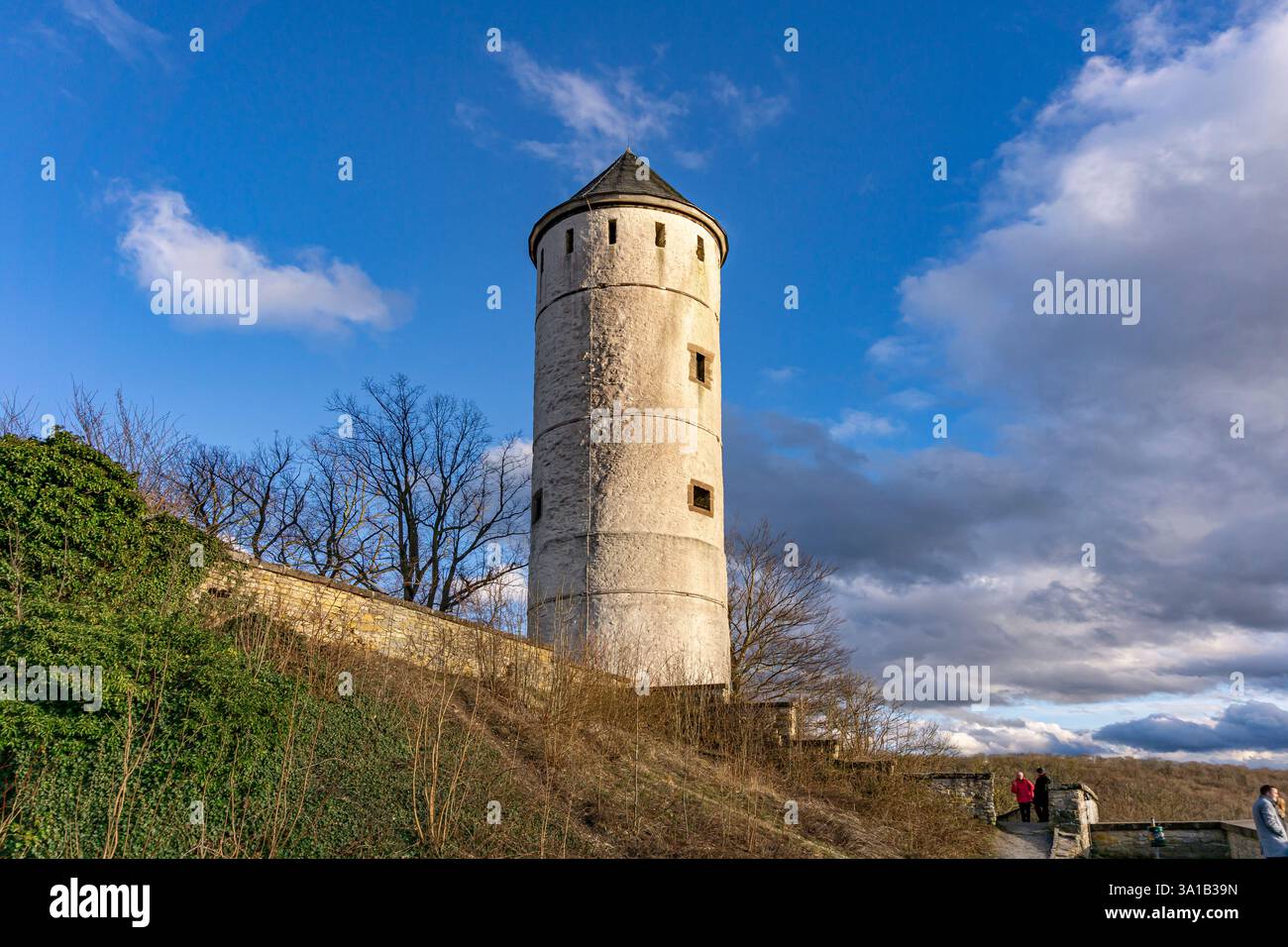 Tower of plesse castle plesseburg ruins near gottingen in bovenden ...