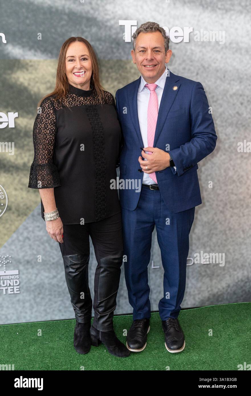 New York, NY, March 7, 2025: Amy Molinero, Tony Simone attend Hudson ...