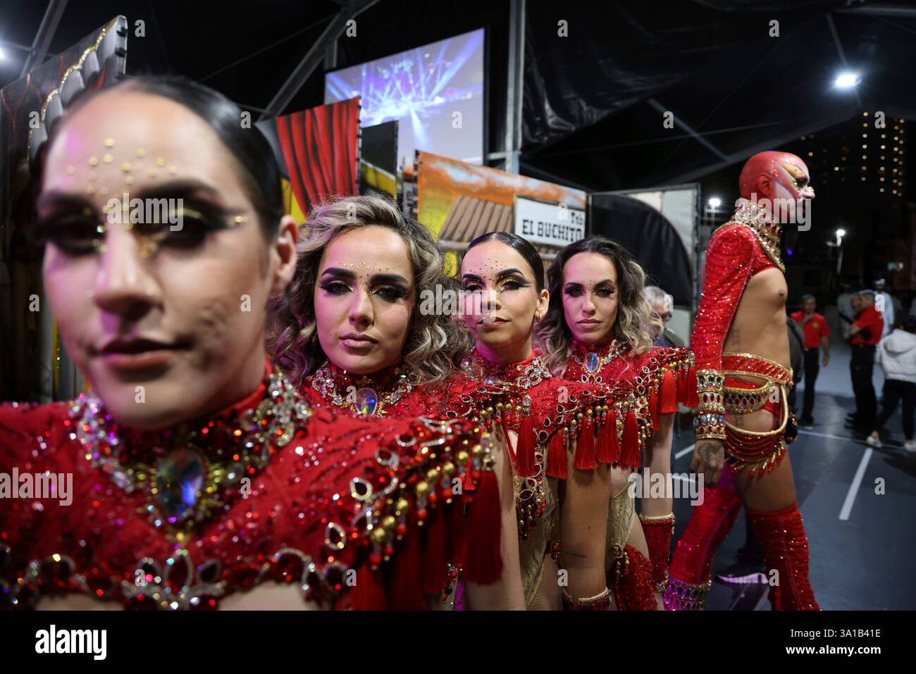 Back Stage of the Gala Drag Queen of the Carnival 2025, at Santa ...
