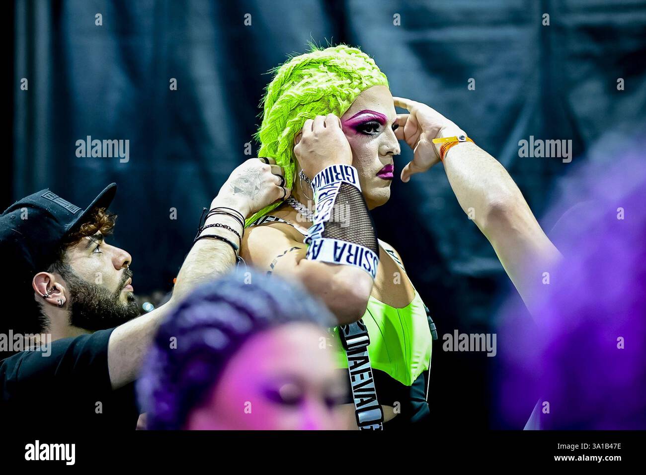 Back Stage of the Gala Drag Queen of the Carnival 2025, at Santa ...