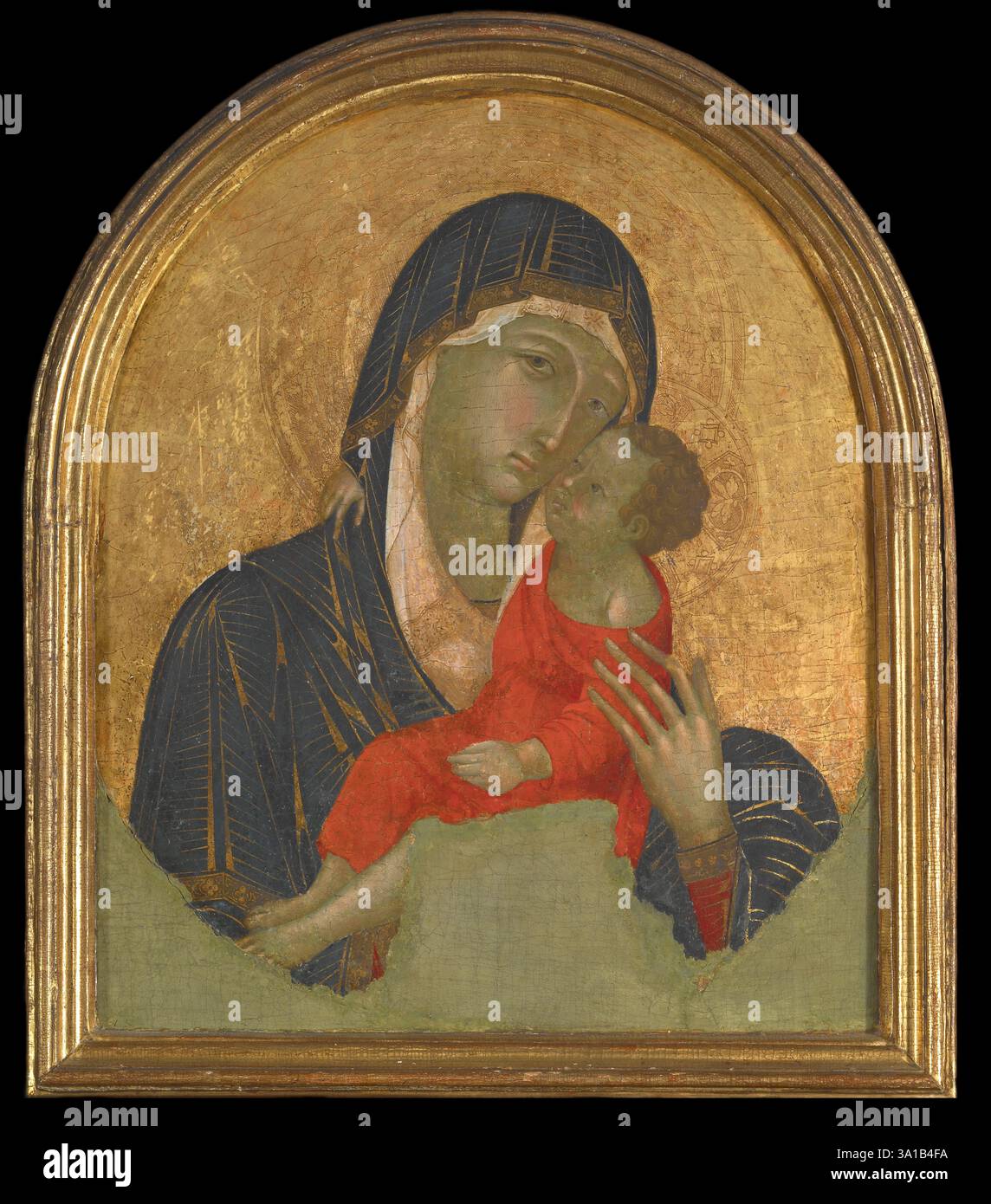 Meester van de madonna van de badia van isola hi-res stock photography ...