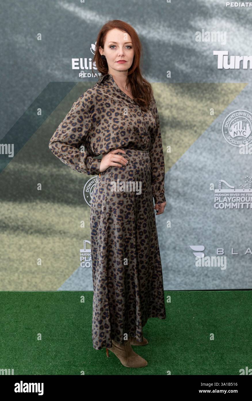 New York, USA. 07th Mar, 2025. Lindsey Boylan attends Hudson River Park ...