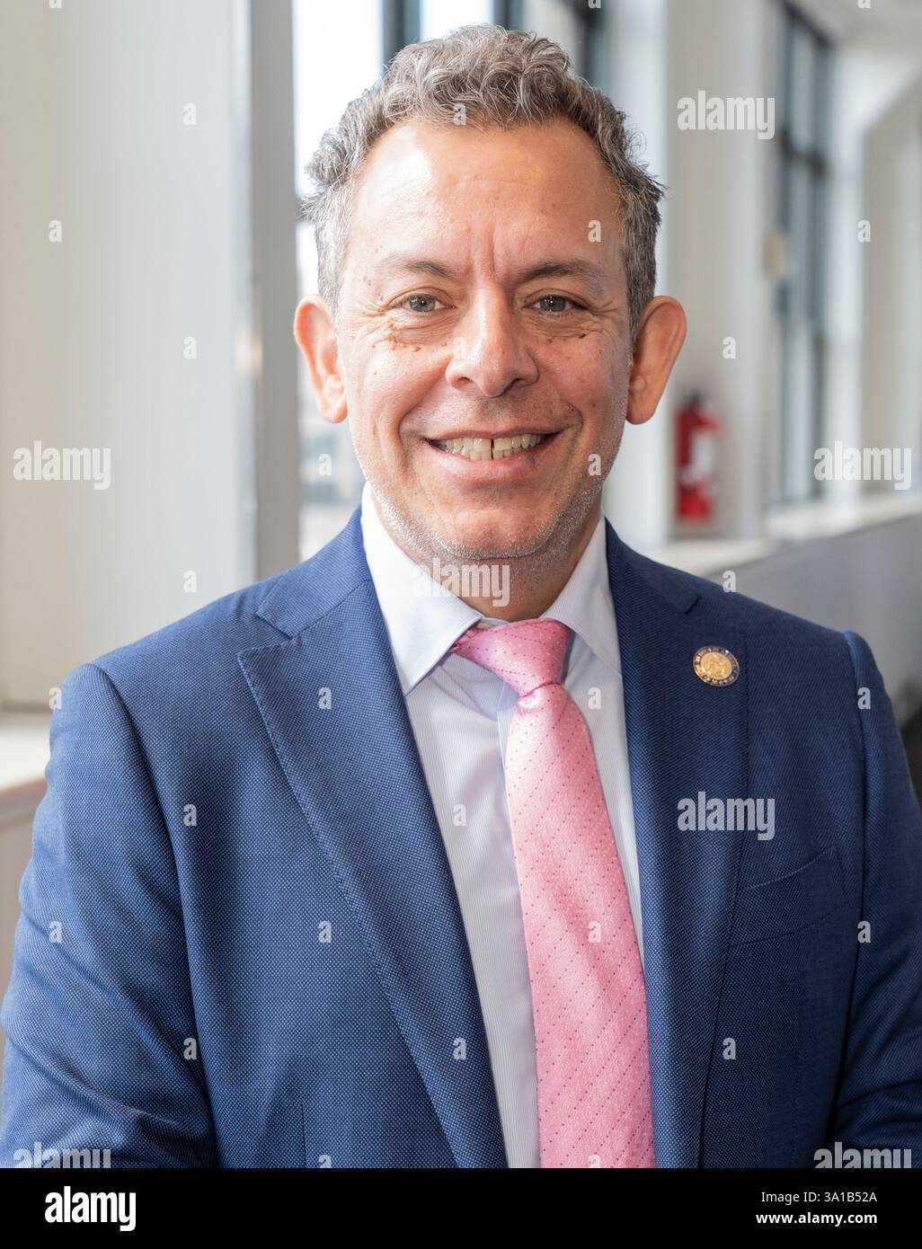 New York, USA. 07th Mar, 2025. Tony Simone attends Hudson River Park ...