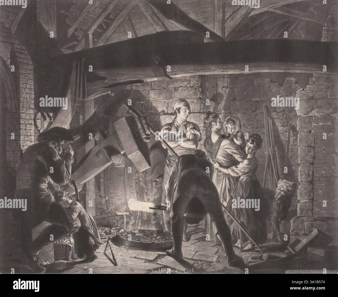 Iron worker 18th century hi-res stock photography and images - Alamy