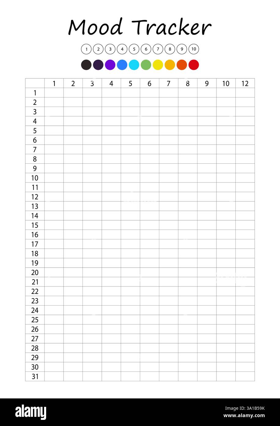 Mood tracker in pixels. Calendar munthly, yearly, weekly, dayly ...