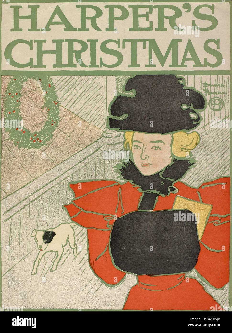 1890s woman christmas hi-res stock photography and images - Alamy