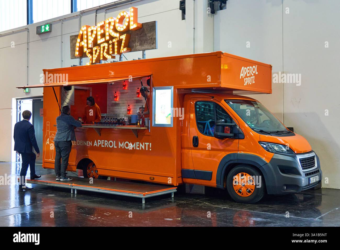 Augsburg, Bavaria, Germany - March 7, 2025: Aperol Spritz stand at the ...