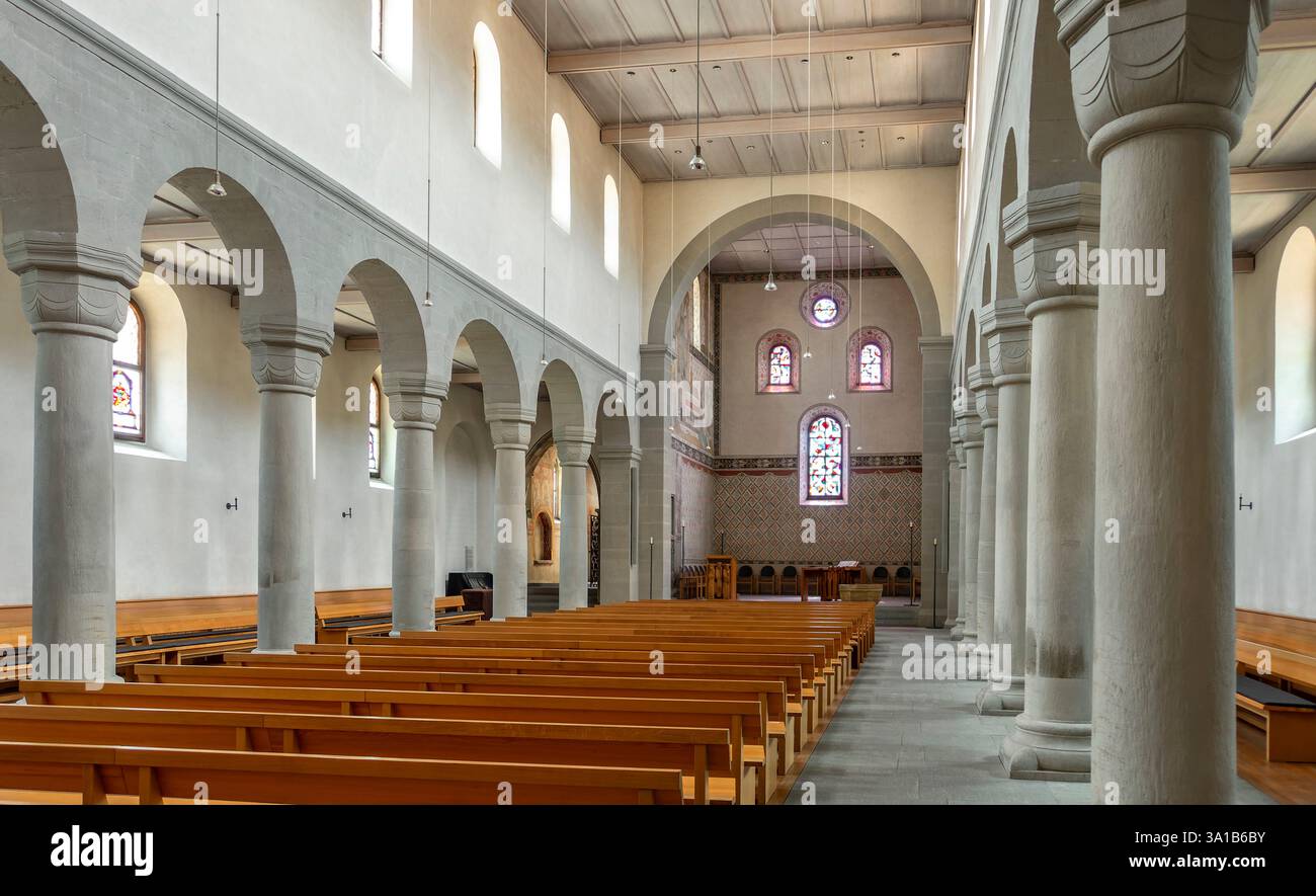 Stein am Rhein, town church, former monastery church of St. George ...
