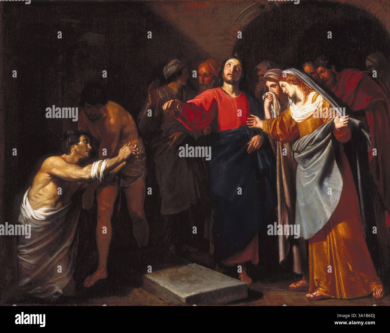 The Raising of Lazarus, about 1640 Stock Photo - Alamy