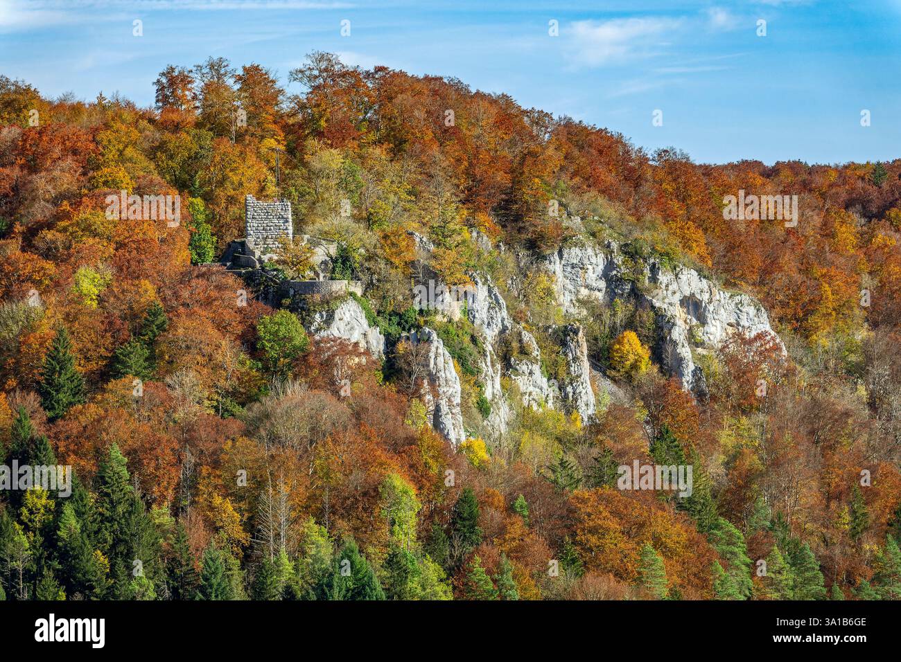 Münsingen - Gundelfingen, Hohengundelfingen Castle is the ruins of a ...