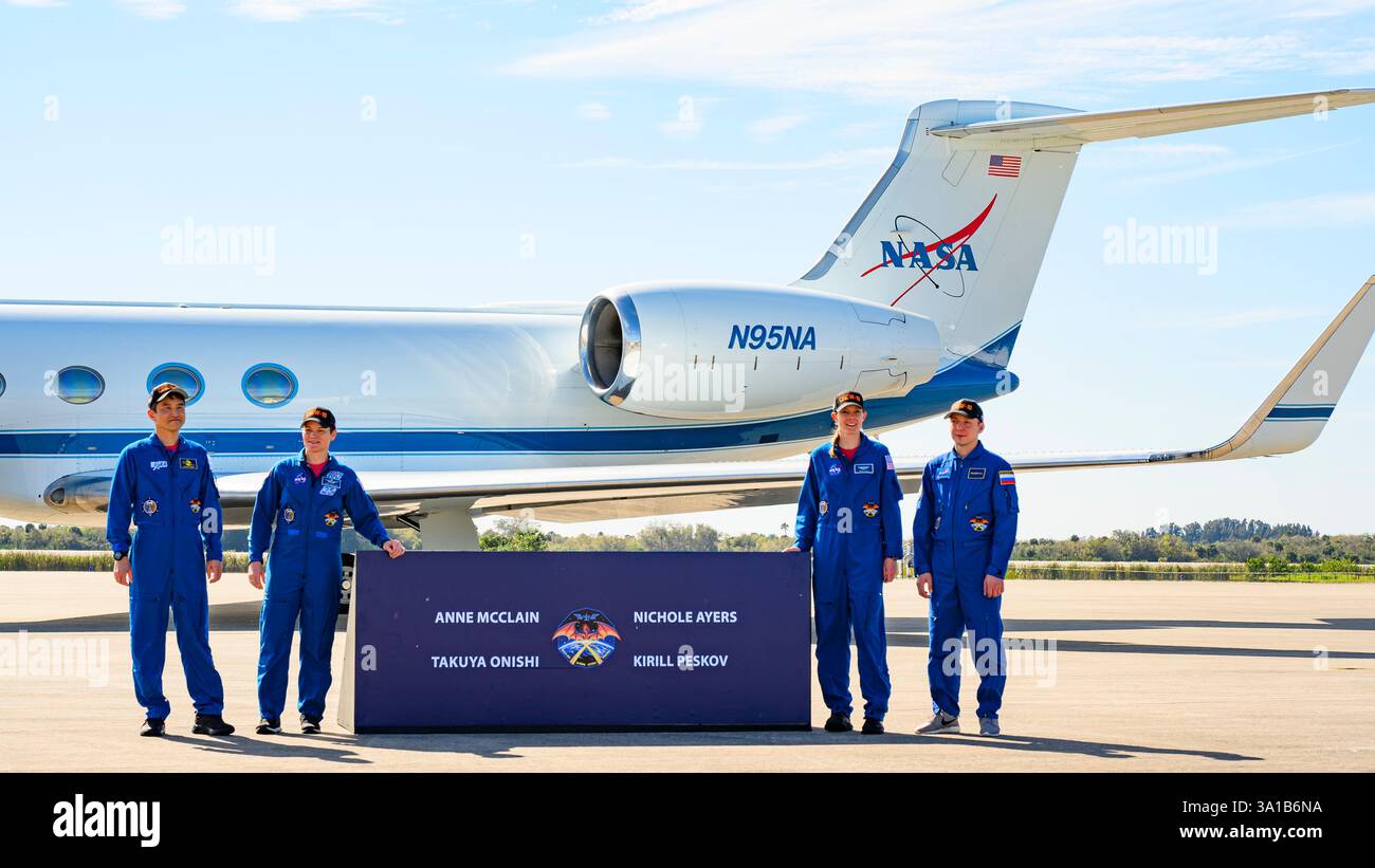 Merritt Island, Florida, USA. 7th Mar, 2025. (L-R) JAXA (Japan ...