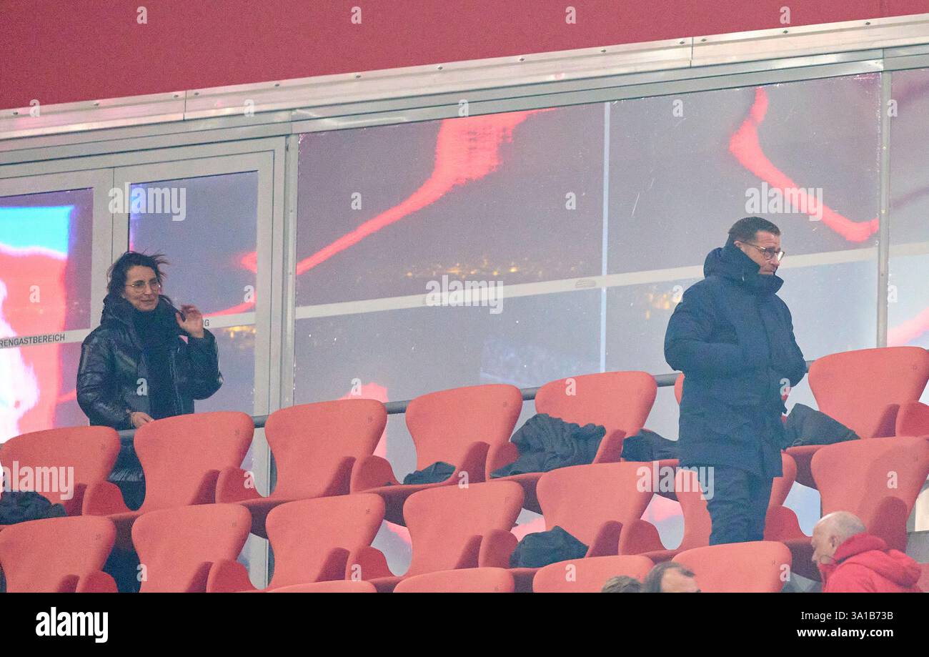 Max Eberl , Sportvorstand und Manager FC Bayern with wife Natascha ...