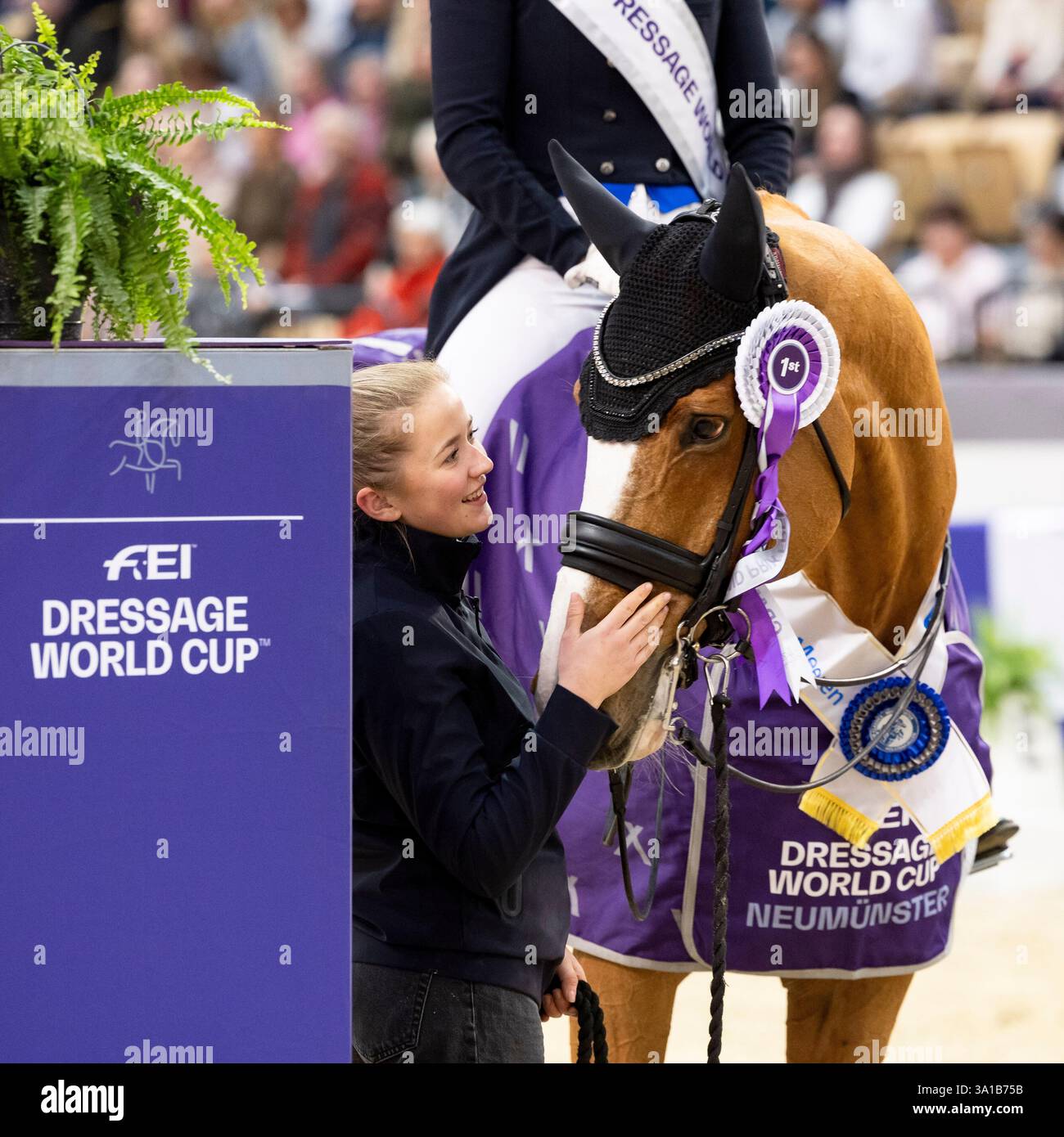 Dressage rider Nanna Skodborg Merrald (DEN) with her horse Blue Hors ...