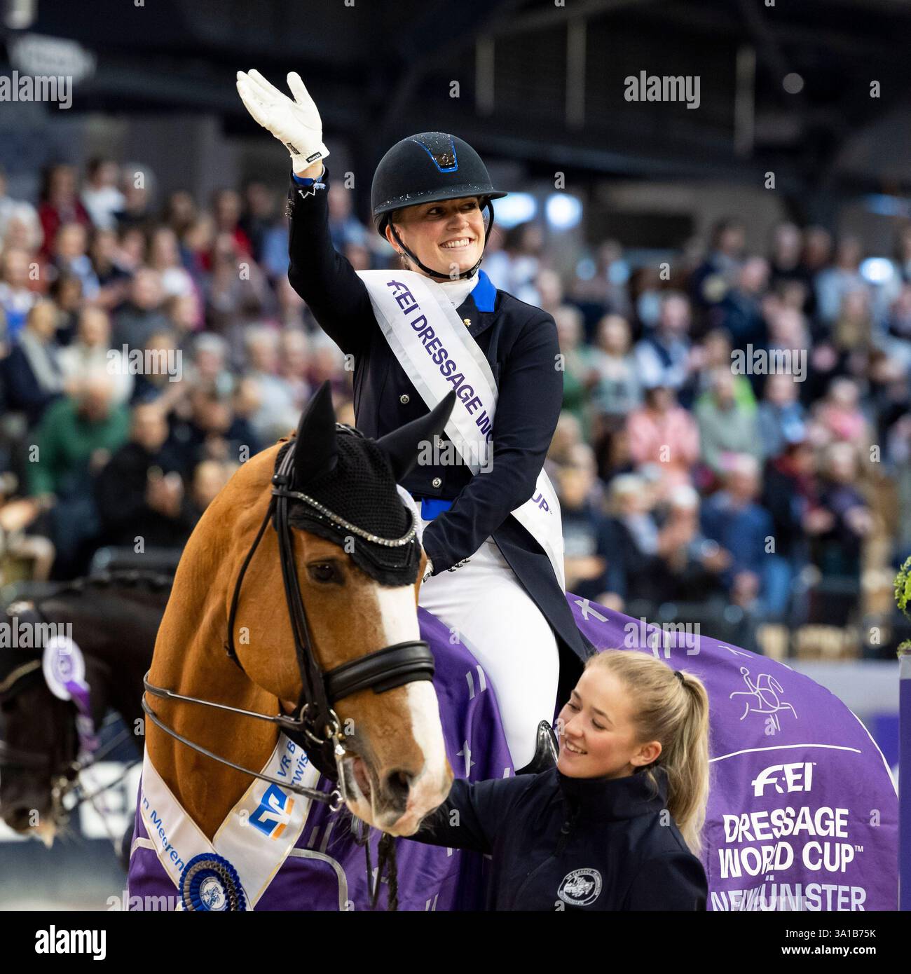 Dressage rider Nanna Skodborg Merrald (DEN) with her horse Blue Hors ...