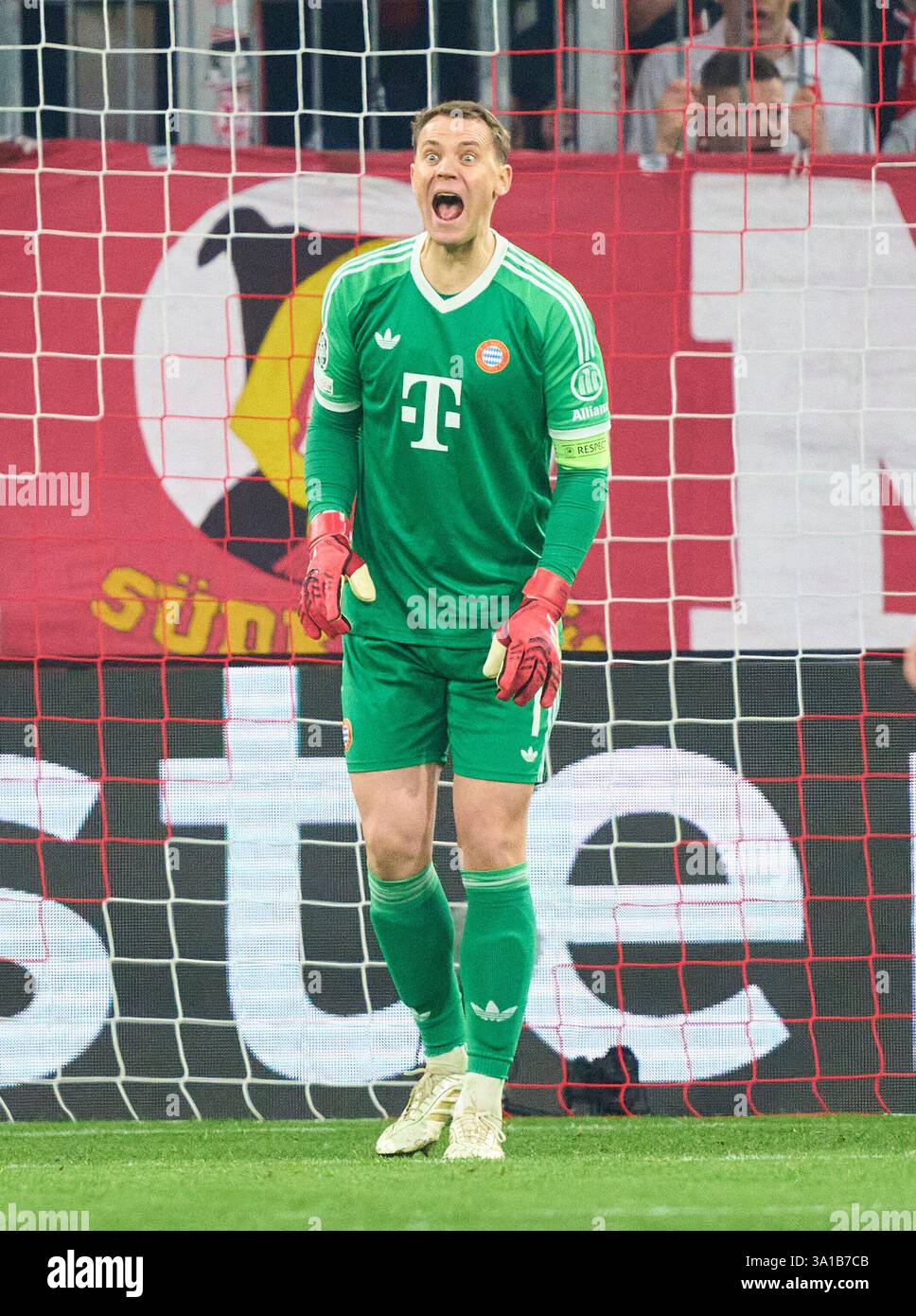 Munich, Germany. 05th Mar, 2025. Manuel NEUER, goalkeeper FCB 1 in the ...