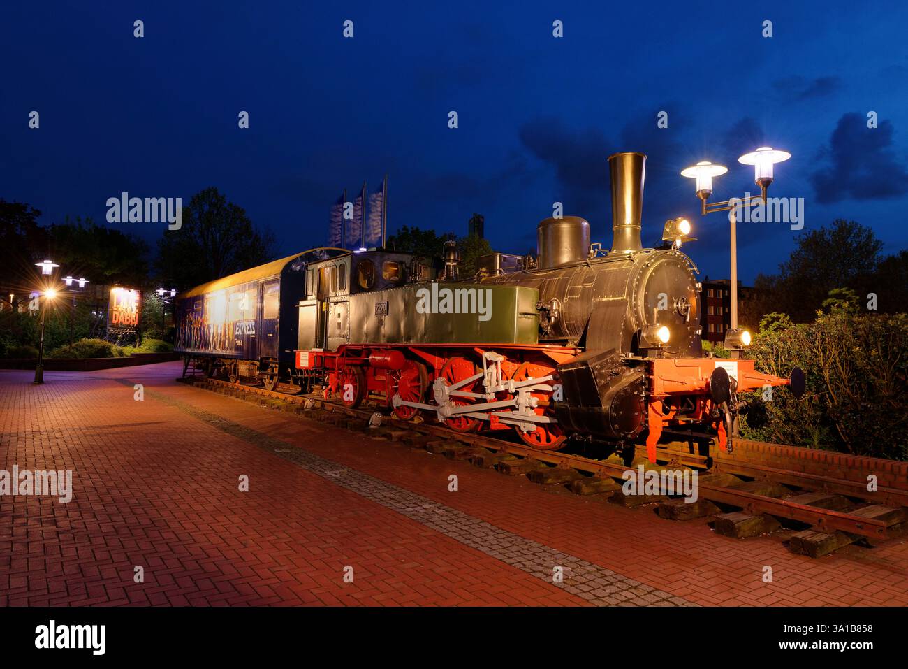 Starlight Express in the evening light, Bochum, Ruhr area, North Rhine ...