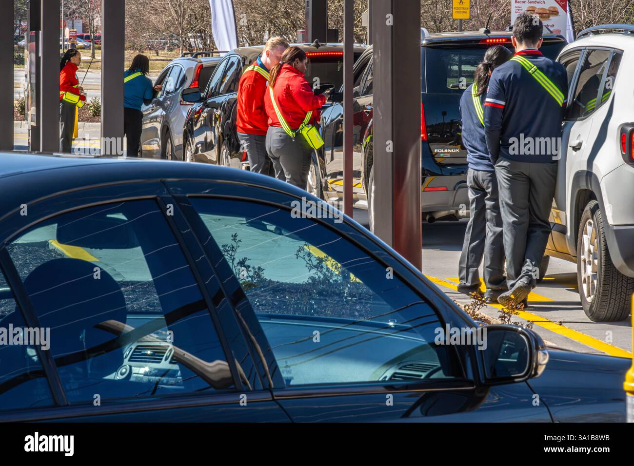 Chick fil a drive thru customers hi-res stock photography and images ...