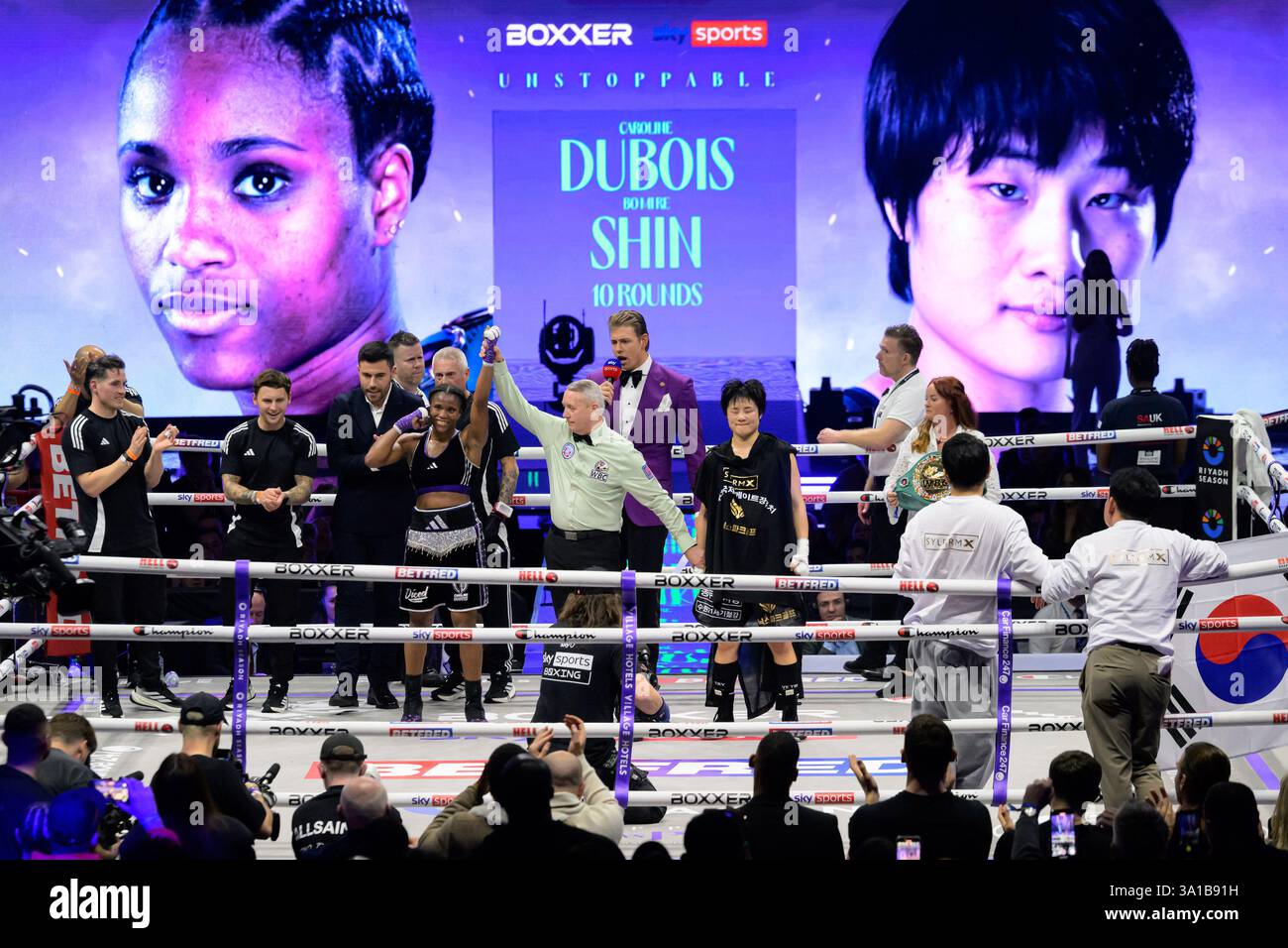Royal Albert Hall, London March 07 2025 Caroline Dubois after winning ...
