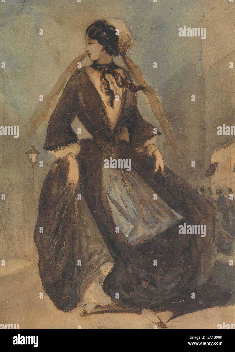 Spanish Lady, 19th century Stock Photo - Alamy