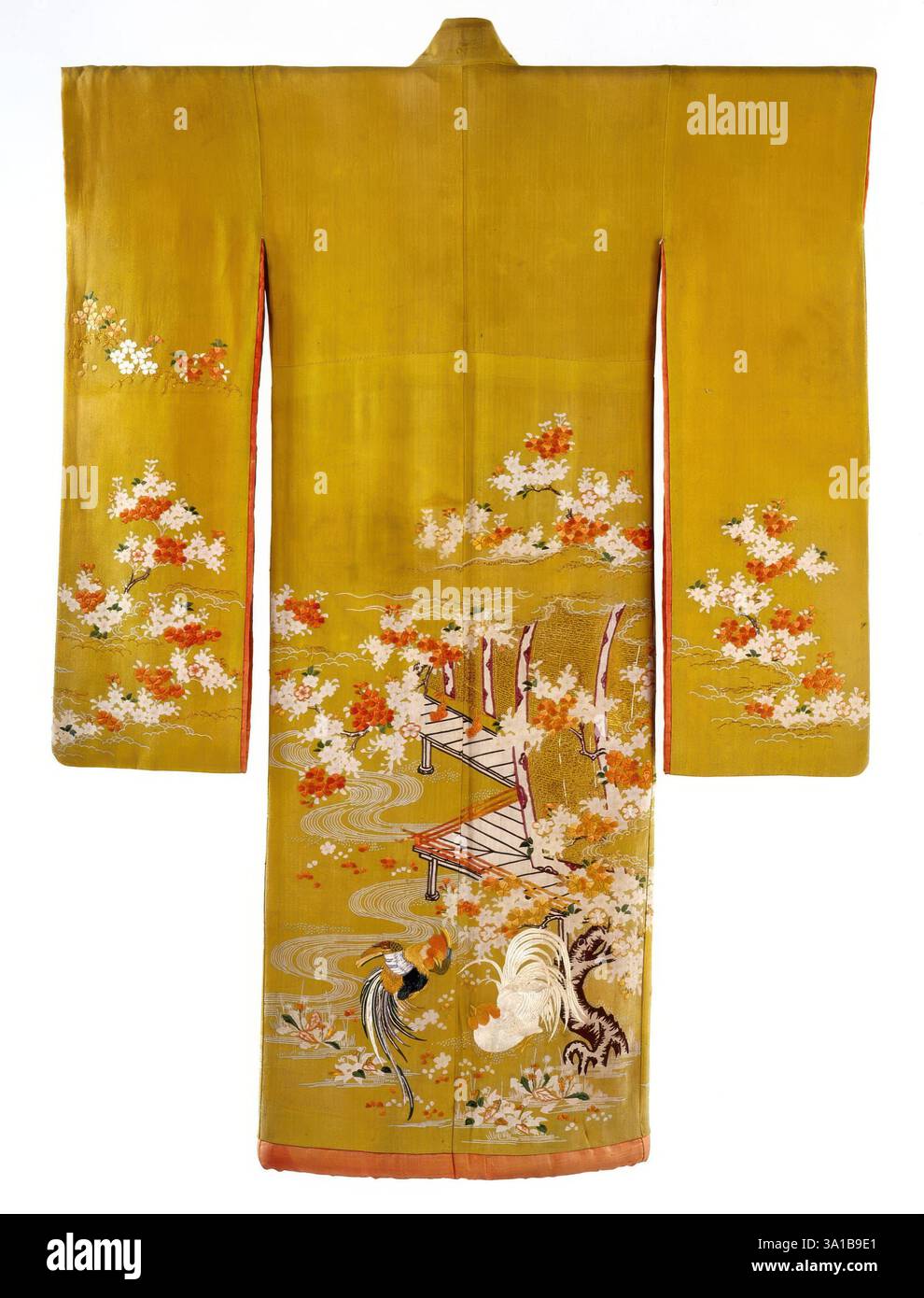 Young Woman's Garment, Kimono (Furisode), 19th century Stock Photo - Alamy