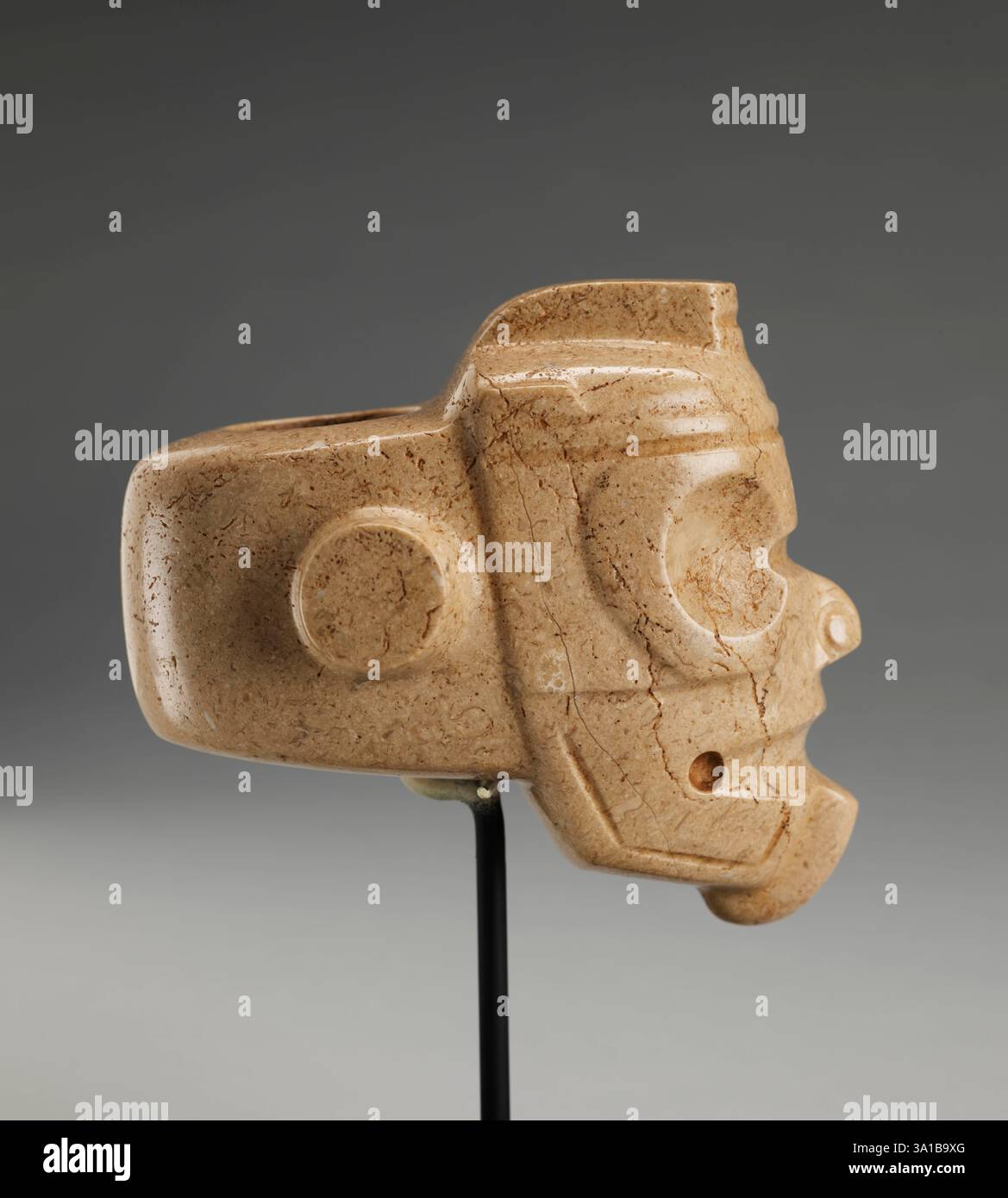 Stone sculpture tlaloc rain god hi-res stock photography and images - Alamy