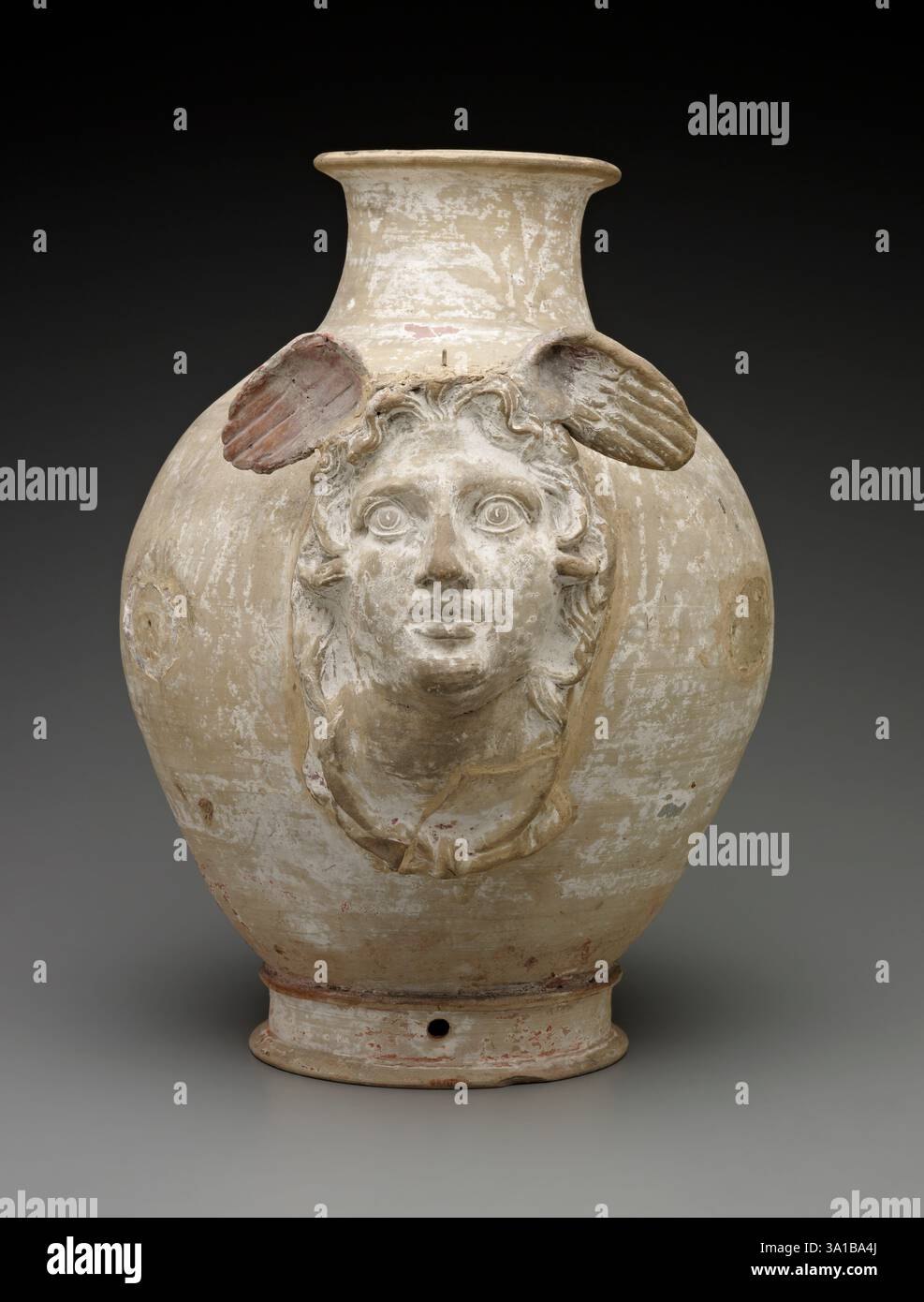 Canosan White-Ground Amphora with Protomes: Medusa and Centaurs, 3rd ...