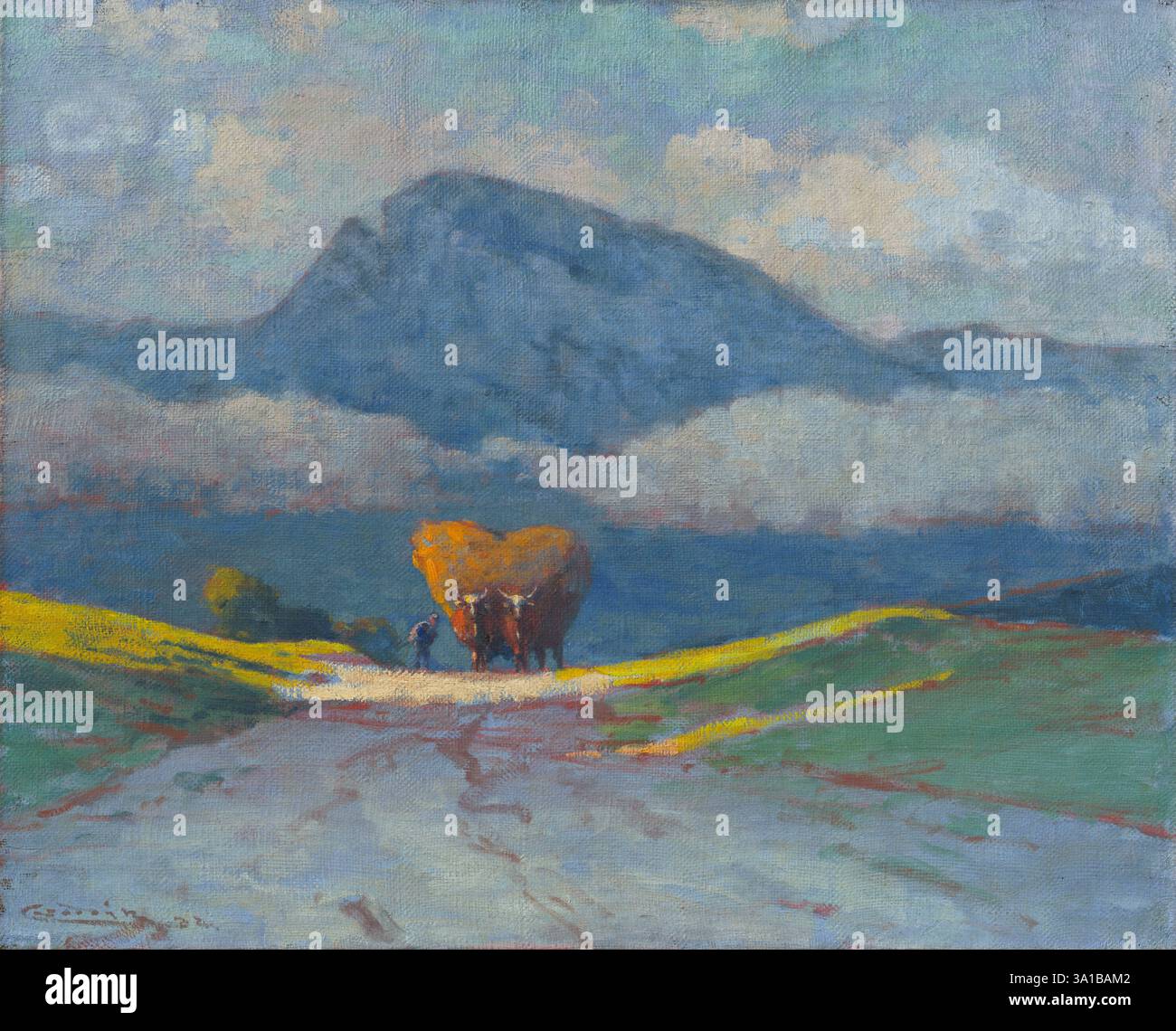 Carting Hay, 1905-1915 Stock Photo - Alamy