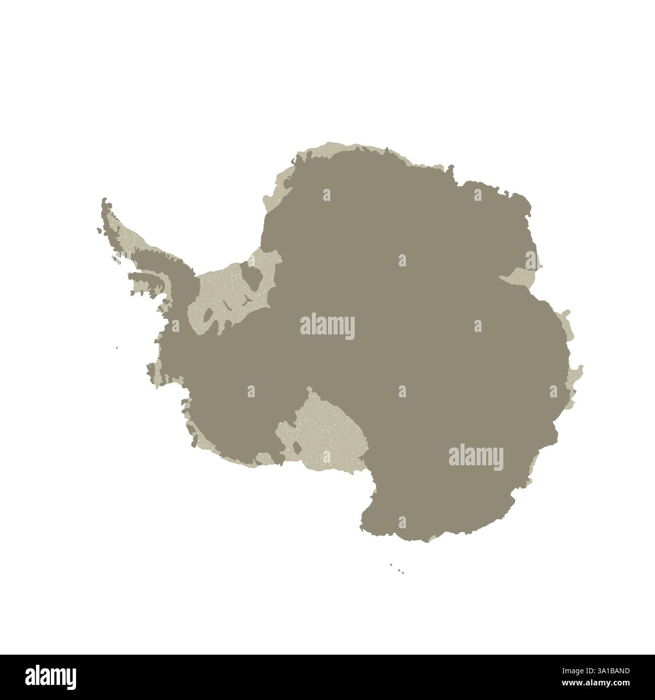Map of Antarctica, sign silhouette. World Map Globe. Vector ...