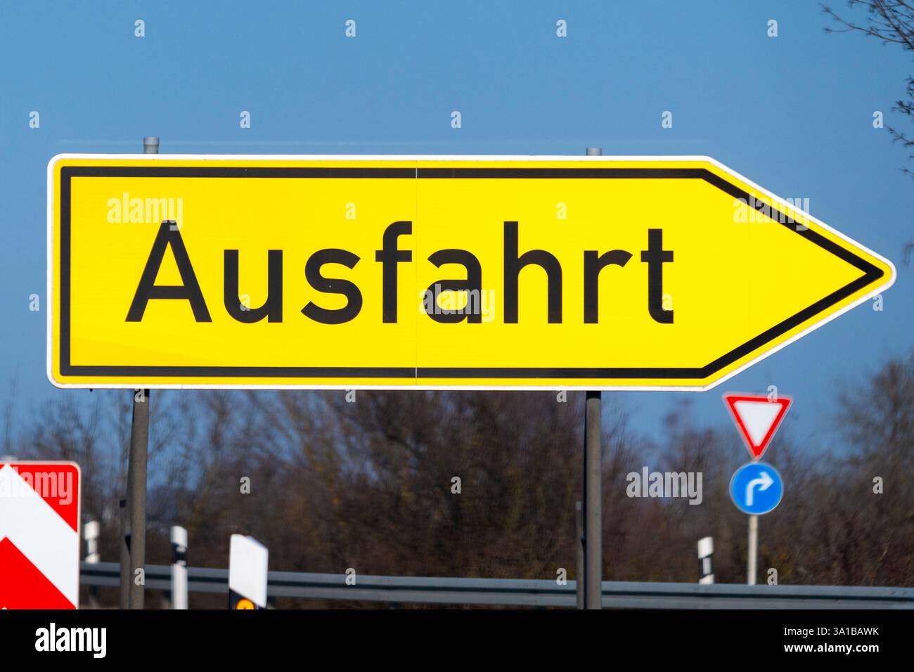 Augsburg, Bavaria, Germany - March 7, 2025: a yellow traffic sign with ...
