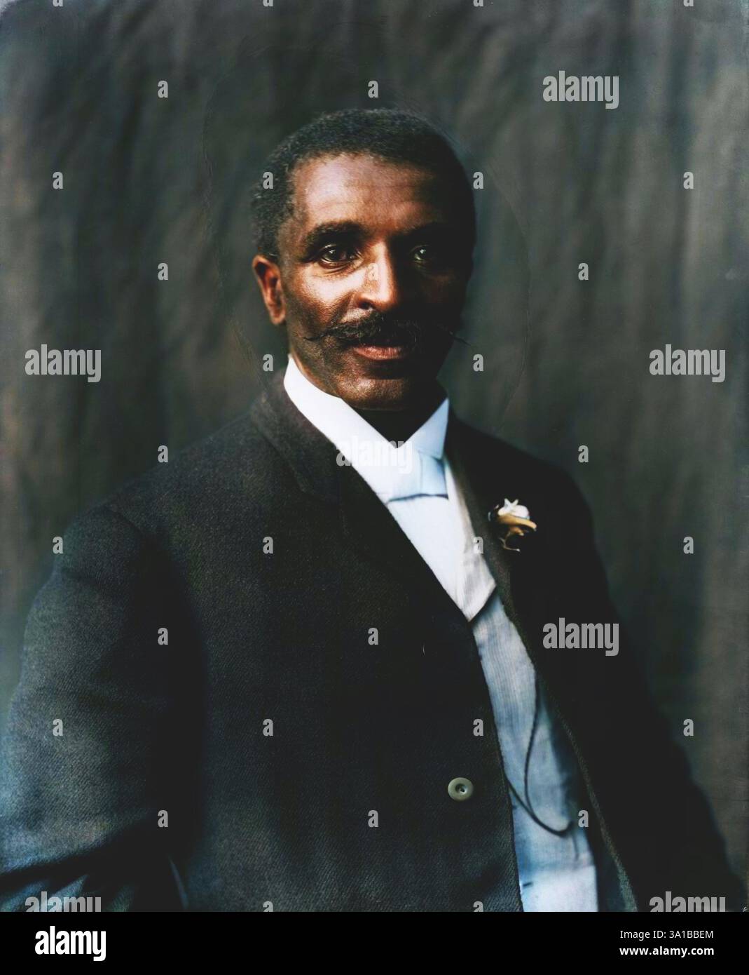 George Washington Carver, half-length portrait, Tuskegee Institute ...