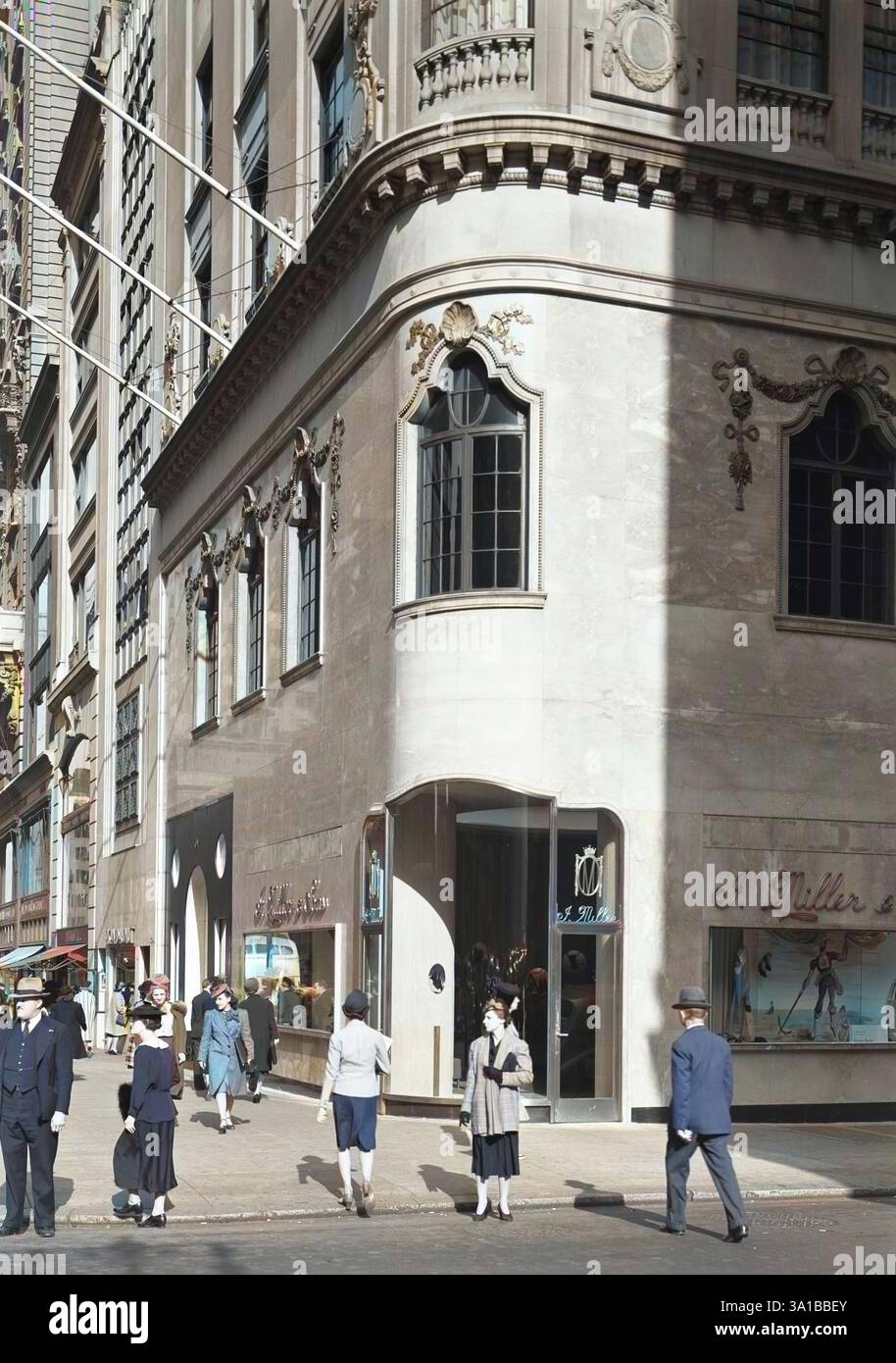 I. Miller shoe store, business at 5th Ave and 54th St., New York City ...