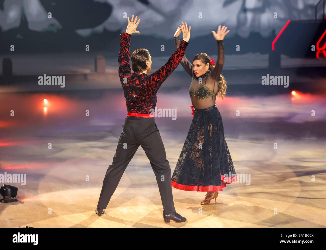 Cologne, Germany. 07th Mar, 2025. Simone Thomalla, actress, and Evgeny ...