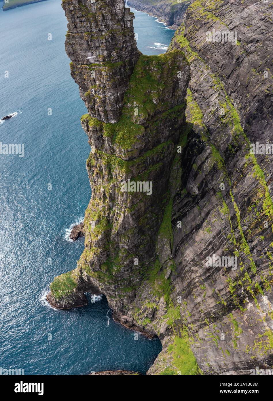 Aerial Panorama of Stunning Faroe Islands Landscape Stock Photo - Alamy