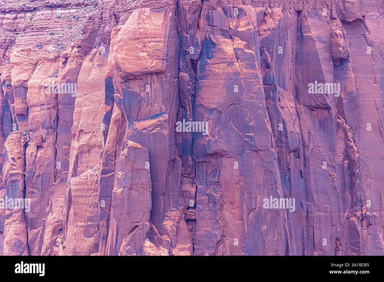 Navajo Sandstone cliffside for backgrounds and textures Stock Photo - Alamy