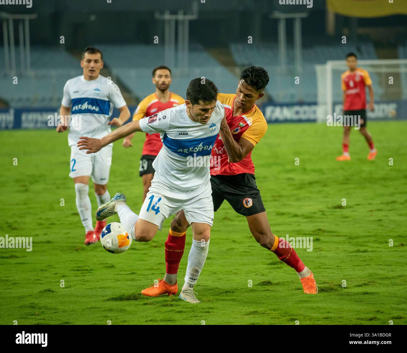 Kolkata, India. 06th Mar, 2025. (3/6/2025) AFC Challenge League 1st Leg Quarter-Final: East ...