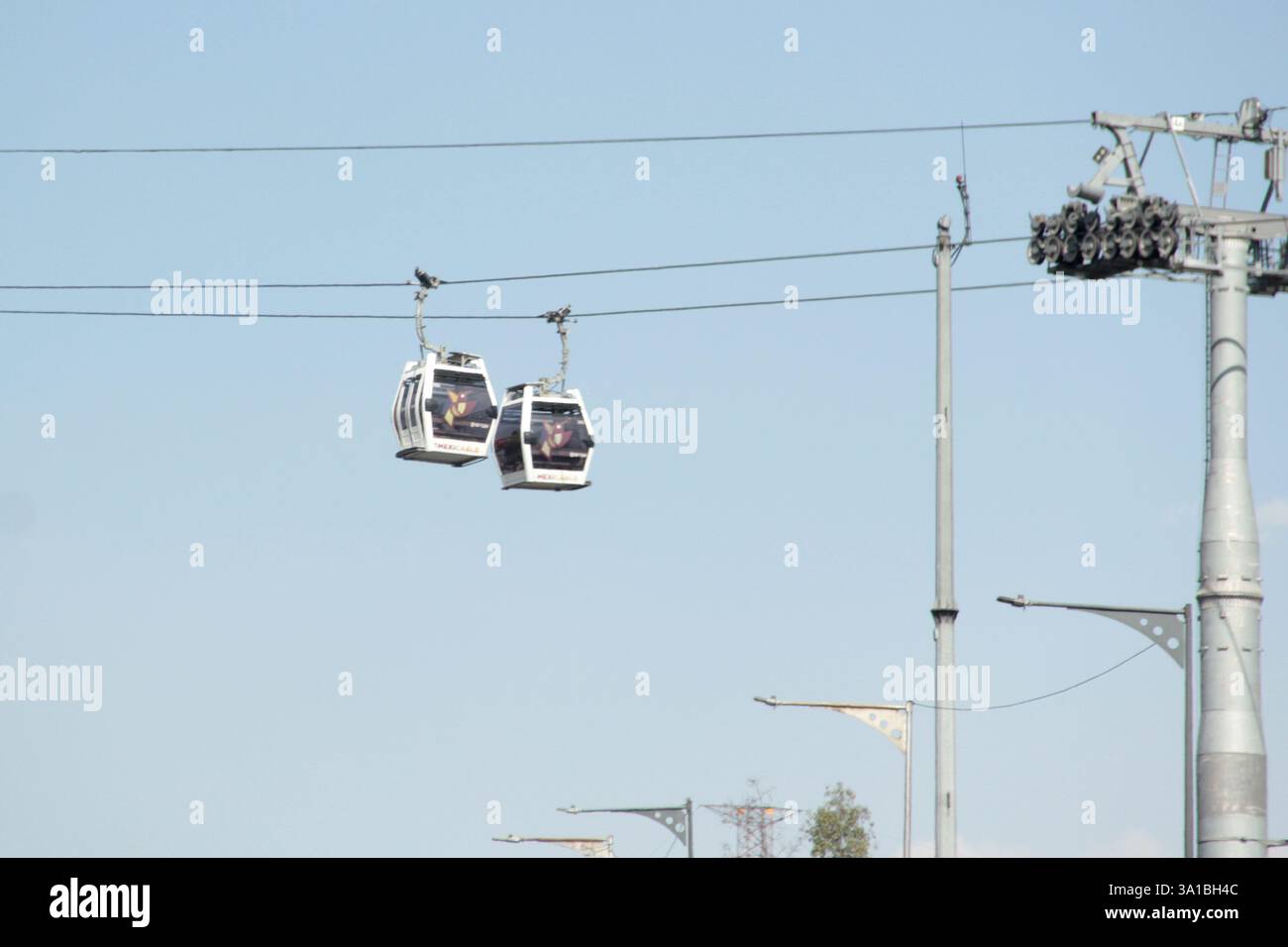 Mexico State, Mexico - Mar 1 2025: Mexicable is a mass transportation ...