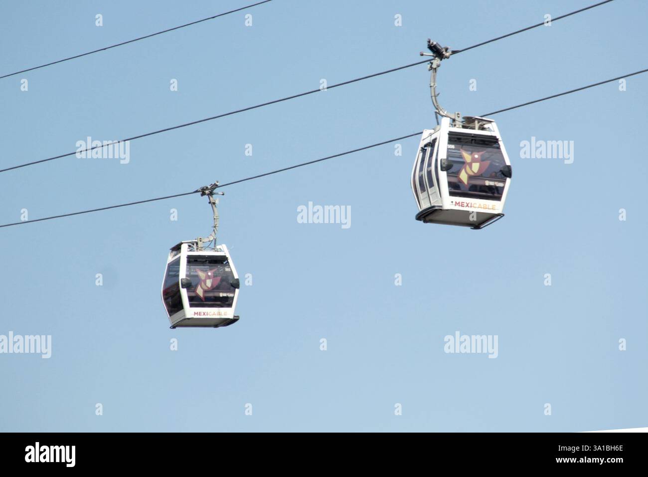 Mexico State, Mexico - Mar 1 2025: Mexicable is a mass transportation ...