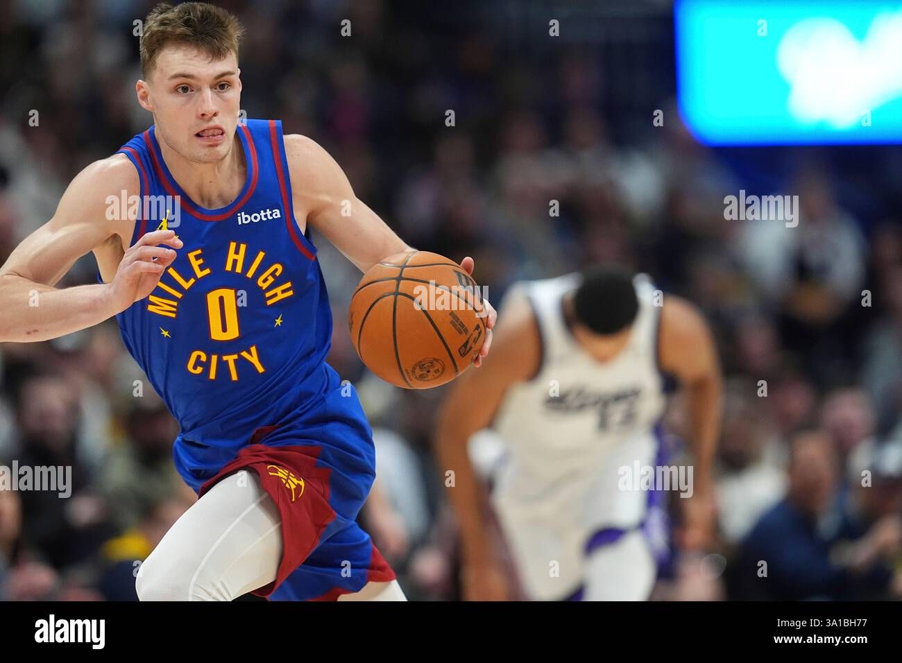 Denver Nuggets guard Christian Braun (0) in the second half of an NBA ...