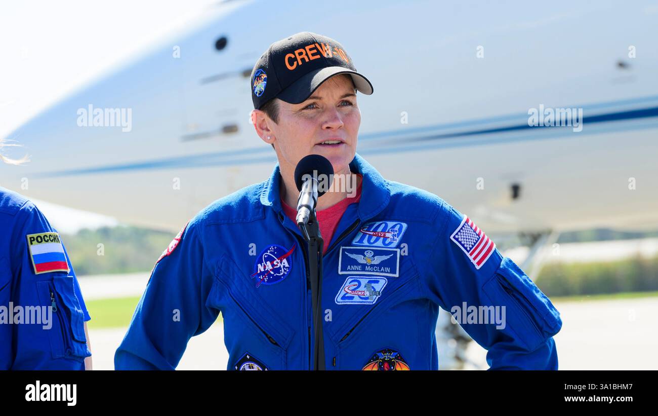 Merritt Island, Florida, USA. 7th Mar, 2025. Crew-10 Mission Commander ...