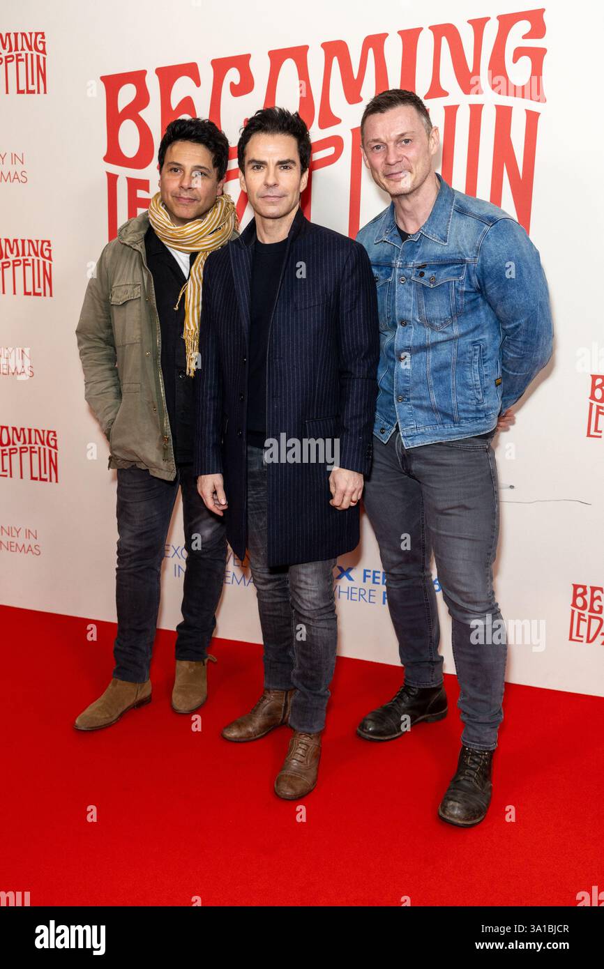Celebs and guests attend Becoming Led Zeppelin Exclusive Vip Screening at Ham Yard Hotel ...