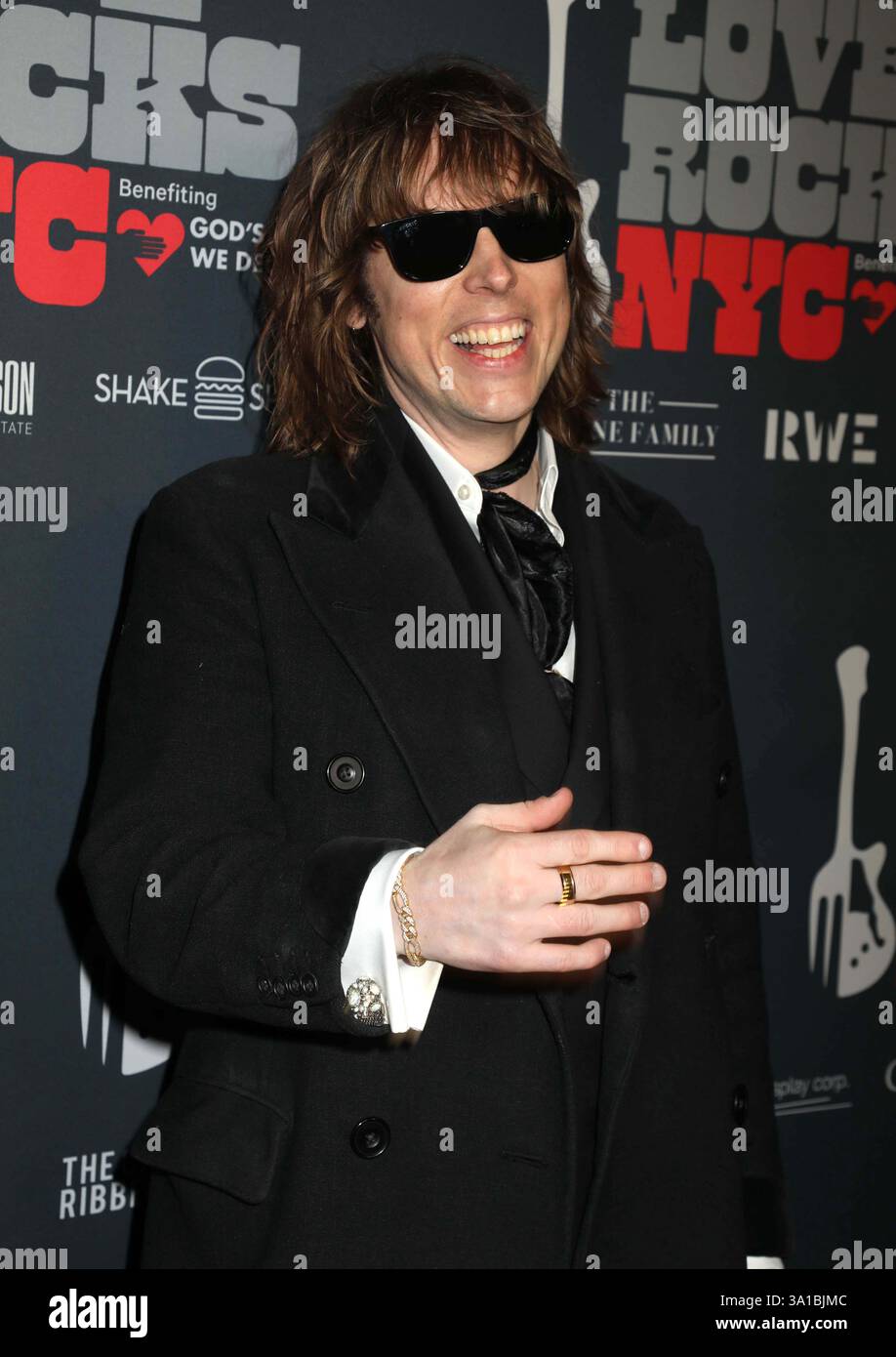 March 6, 2025, New York, New York, USA: Singer LUKE SPILLER of THE ...