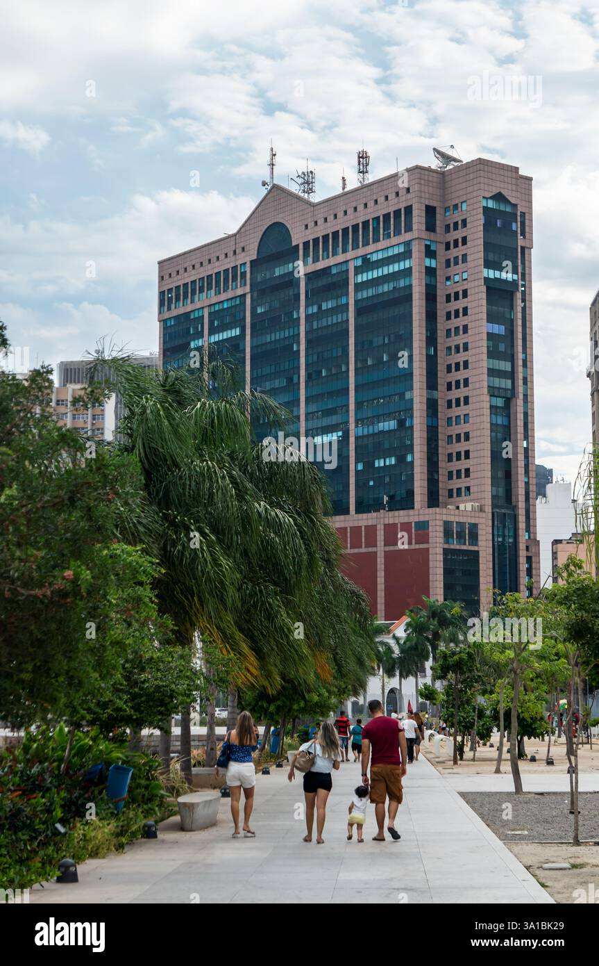 North side view of the tall RB1 building saw from Museum of Tomorrow's ...
