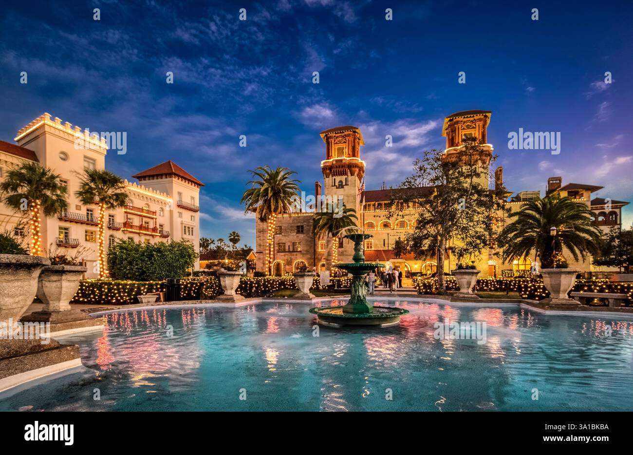 The Lightner Museum the former Hotel Alcazar in the historic old town ...