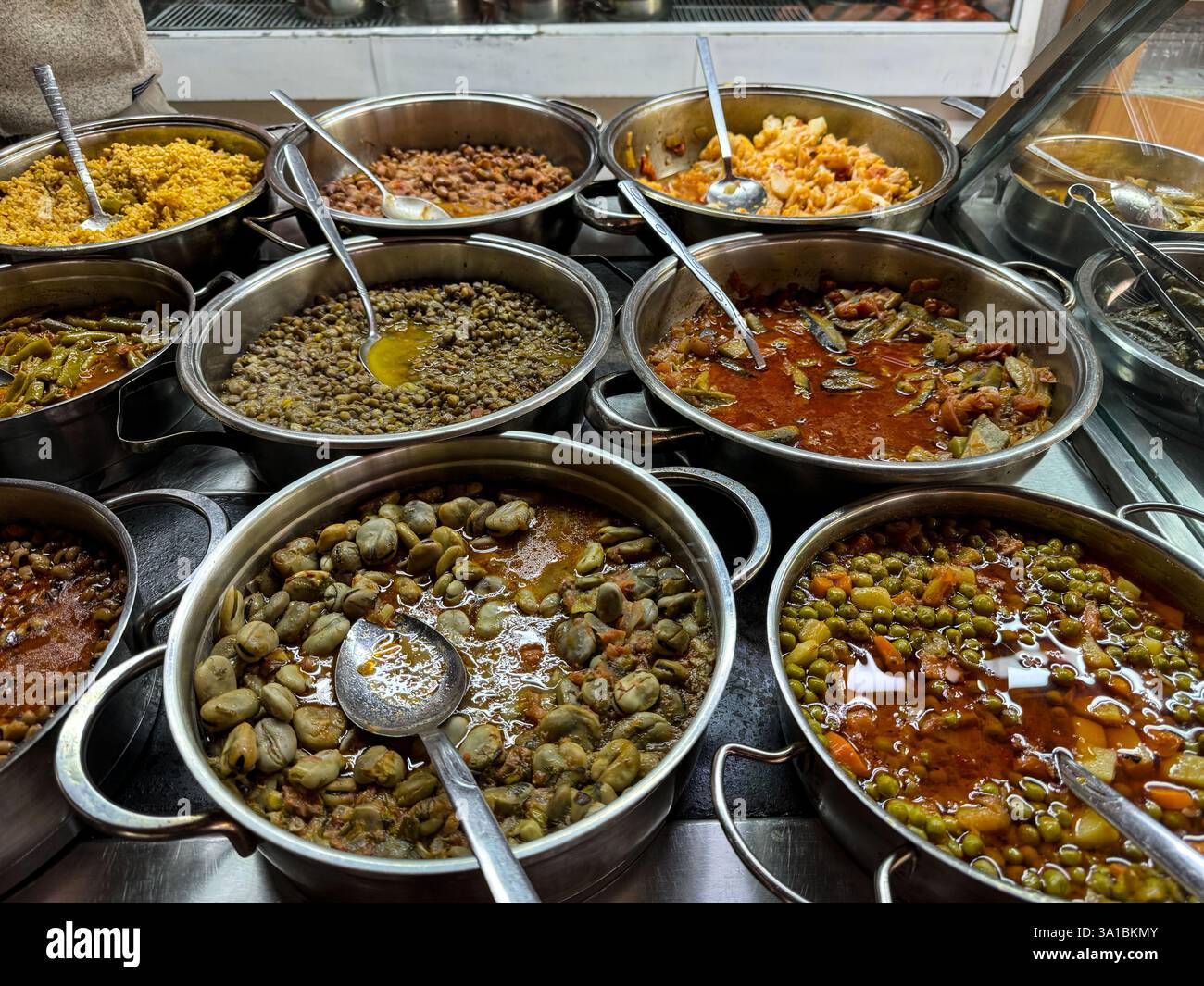 Turkey, Turkiye. Lunchtime Turkish Meze Buffet Stock Photo - Alamy