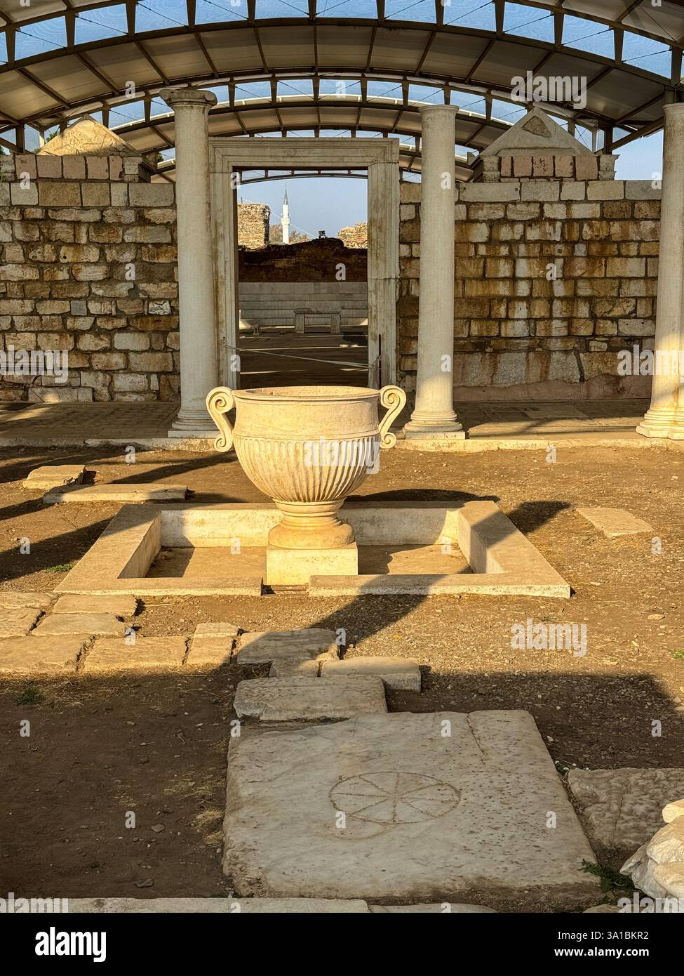 Turkey, Turkiye. Interior View of the Sardis Synagogue, 4th-5th Century ...