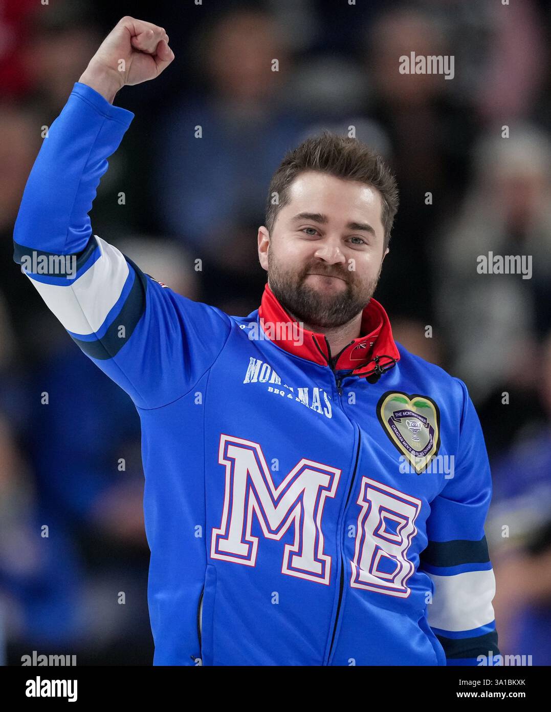 Kelowna, Canada. 07th Mar, 2025. Manitoba-Dunstone skip Matt Dunstone ...