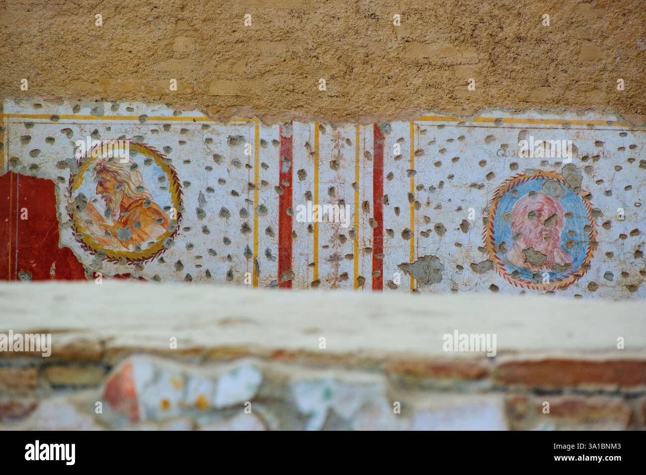 Ephesus, Turkey, Turkiye. Roman Terrace House Wall Decoration Stock ...