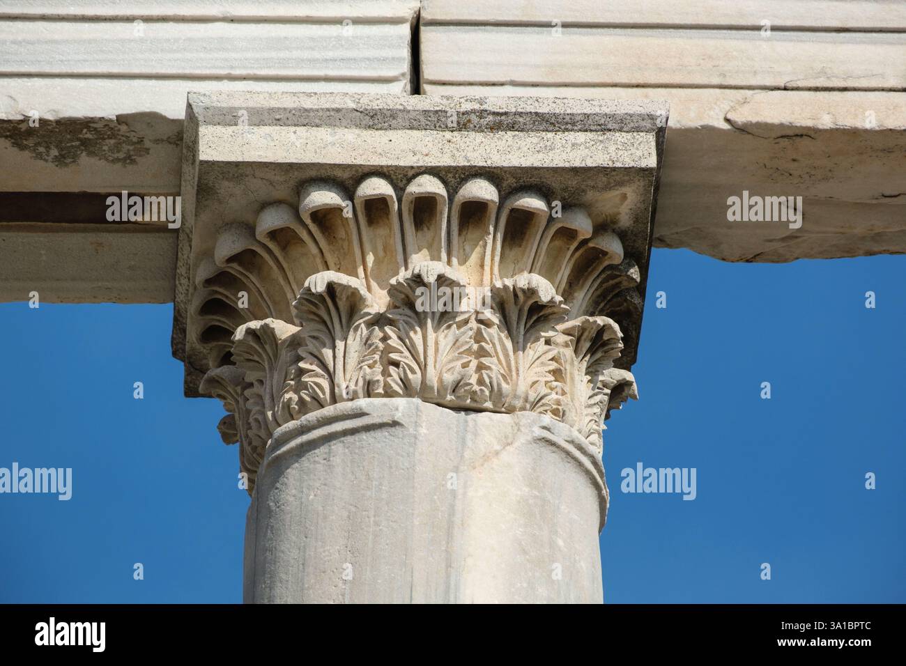 Pergamon, Turkey, Turkiye. Temple of Trajan, Pergamene Capital on ...